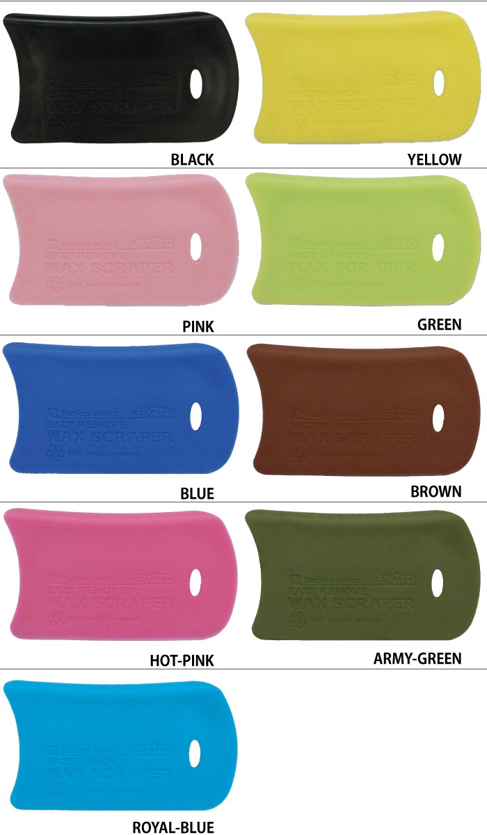 EXTRA エクストラ ワックス落とし EAZY REMOVE WAX SCRAPER イージー リムーブ ワックス スクレパー スクレーパー ワックスコーム サーフィン 便利グッズの通販 ...