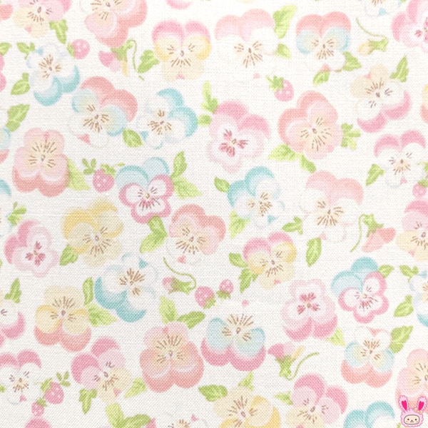 [ADR3] YUWA Fancy Viola ファンシービオラ シャーティング生地 MATUYAMA ATSUKO 10cm ...