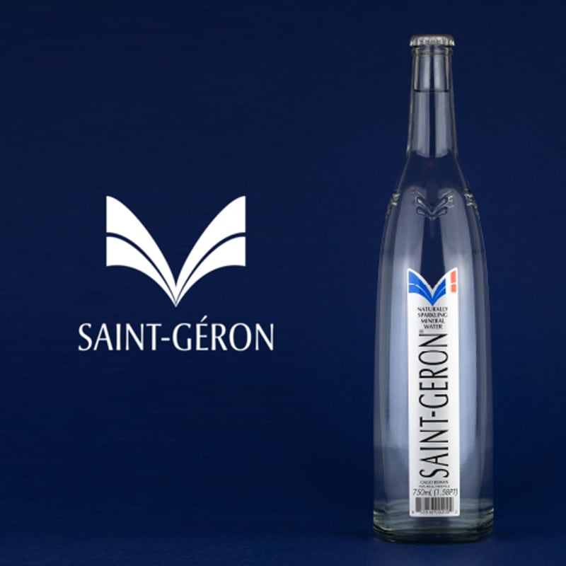 オー・ミネラル・ナチュレルマン・ガズーズ 1cs [NV] サン・ジェロン Saint-Geron Eau Minerale ...