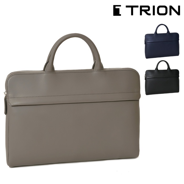 TRION トライオンメンズバッグ 本革 牛革 A4 AL112 ハンドバッグ トートバッグ 鞄 就職活動 通勤用 カジュアルバッグ ブリーフケース