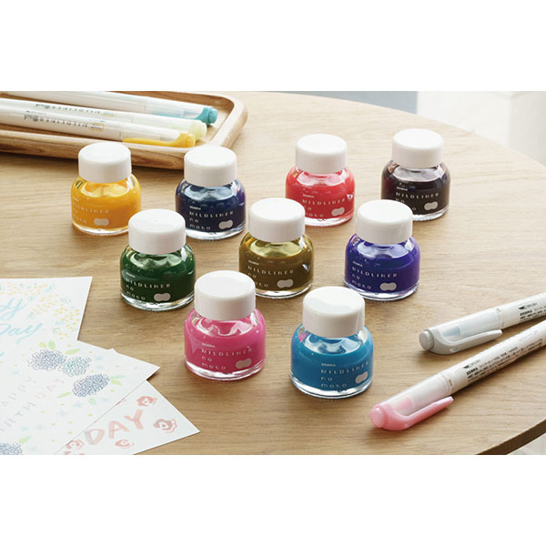 [ZEBRA ゼブラ] マーカーペン用インクボトル MILDLINER＜マイルドライナー＞のもと 10ML P-WI1-M | 筆記具,マーカーペン | 丸善文具店 | 名古屋の老舗文具店