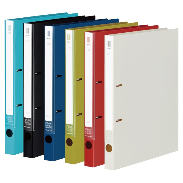 KOKUYO コクヨ] リングファイル NEOS＜ネオス＞ A4タテ型 2穴とじ 背幅27mm（リング内径22mm） フ-NE420N スリムリング 替背紙式 | ファイル用品,リングファイル ...