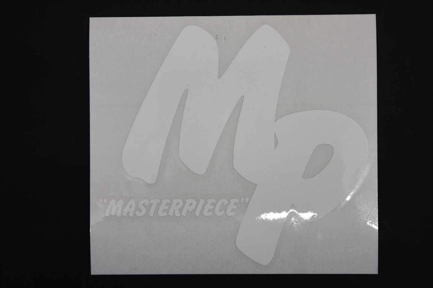 MPロゴステッカー ホワイト、ネイビー、濃いグレー | すべての商品 | MASTERPIECE