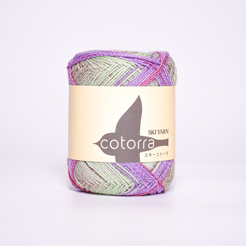 スキーコトーラ 春夏毛糸 コットン レーヨン スキー毛糸 SKI YARN 元廣 | すべての商品 | あみものLife 手編を応援するマス ...