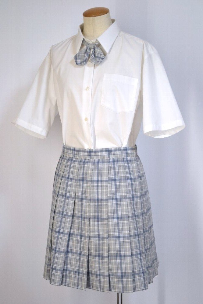 大size 東京都 日本大学第二高等学校 夏スカート リボン ヨシザワ＊T2892 | 夏スカート | 制服ショップ 摩天楼