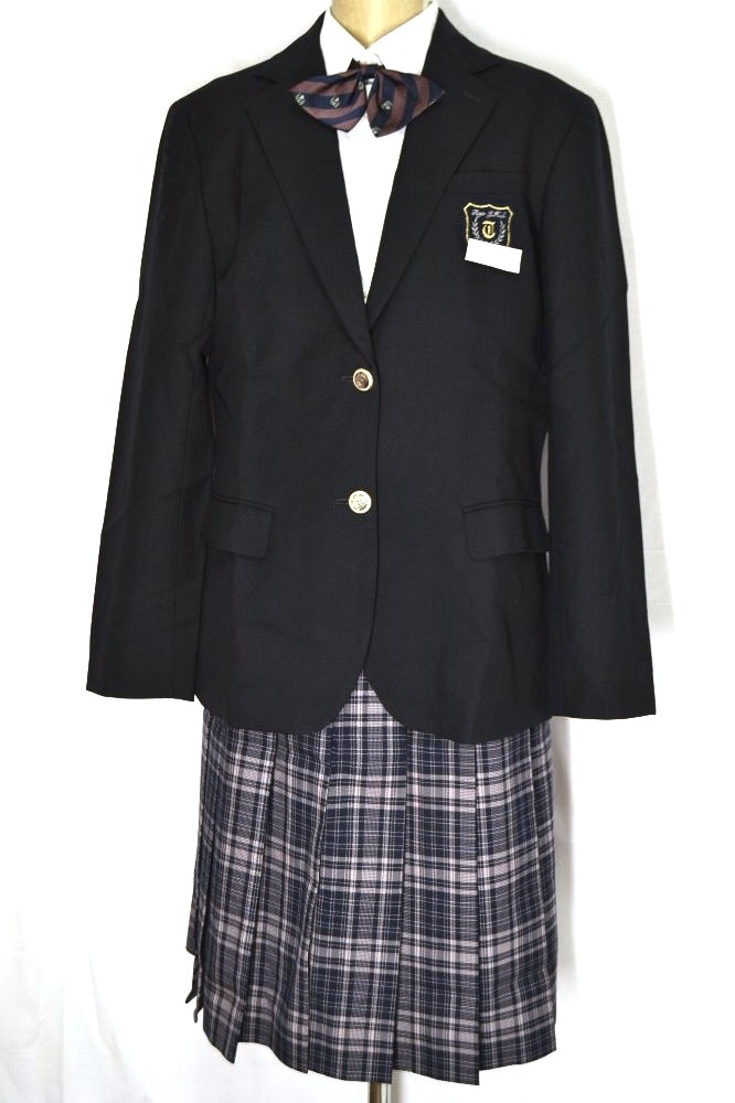 大size W76 北海道 旭川市立東陽中学校 ブレザー冬服 リボン★355 | 特価品 | 制服ショップ 摩天楼