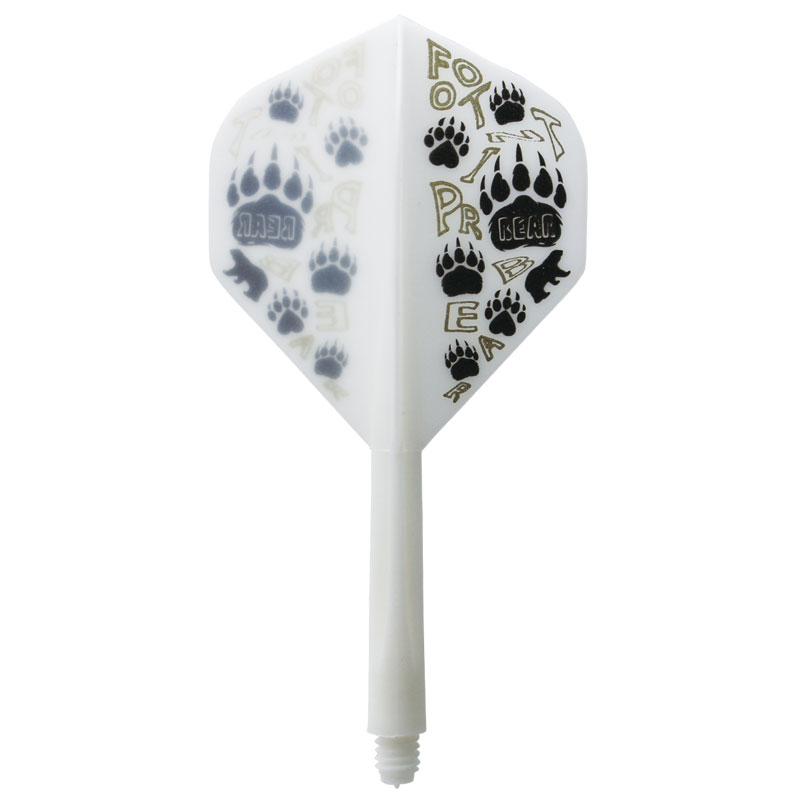 コンドル ダーツフライト フットプリントベア CONDOR FOOTPRINT BEAR スタンダード | ダーツフライト,コンドル ...