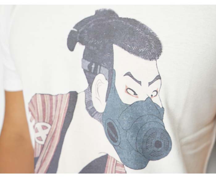 泥棒日記 オニジズ 防毒マスク 和柄Tシャツ/半袖/LA1186【泥棒日記から新作Tシャツが登場!!】 | 新着商品 | 和柄 カジュアル ...