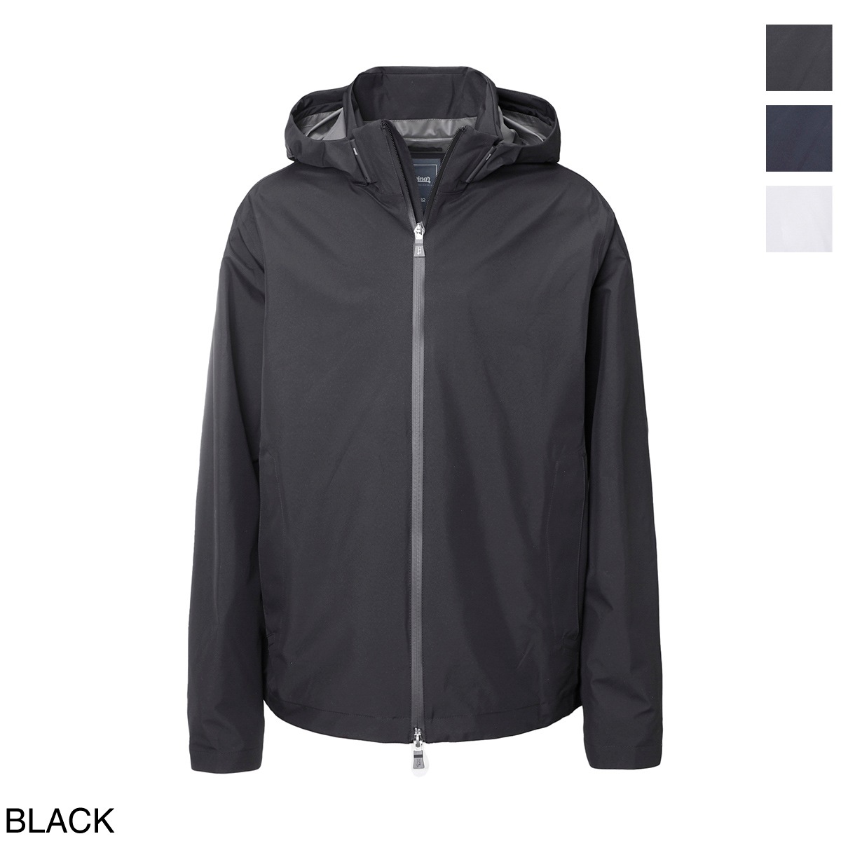 【アウトレット】HERNO ヘルノ フーデッドブルゾン/LAMINAR BOMBER JACKET IN GORE-TEX PACLITE ...