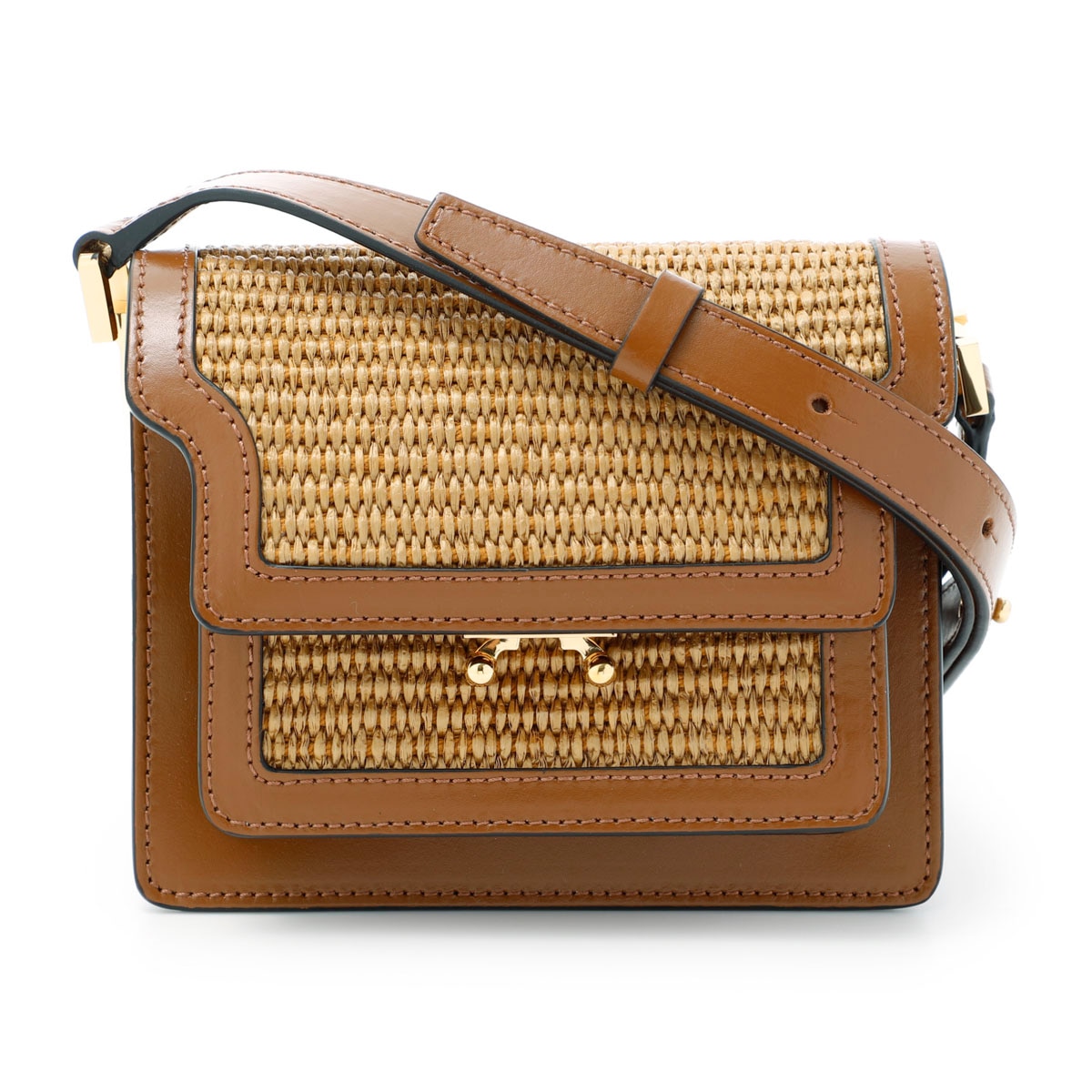 【アウトレット】MARNI マルニ ショルダーバッグ/TRUNK SOFT MINI レディース | レディース・ブランド一覧, M,MARNI | モダンブルー