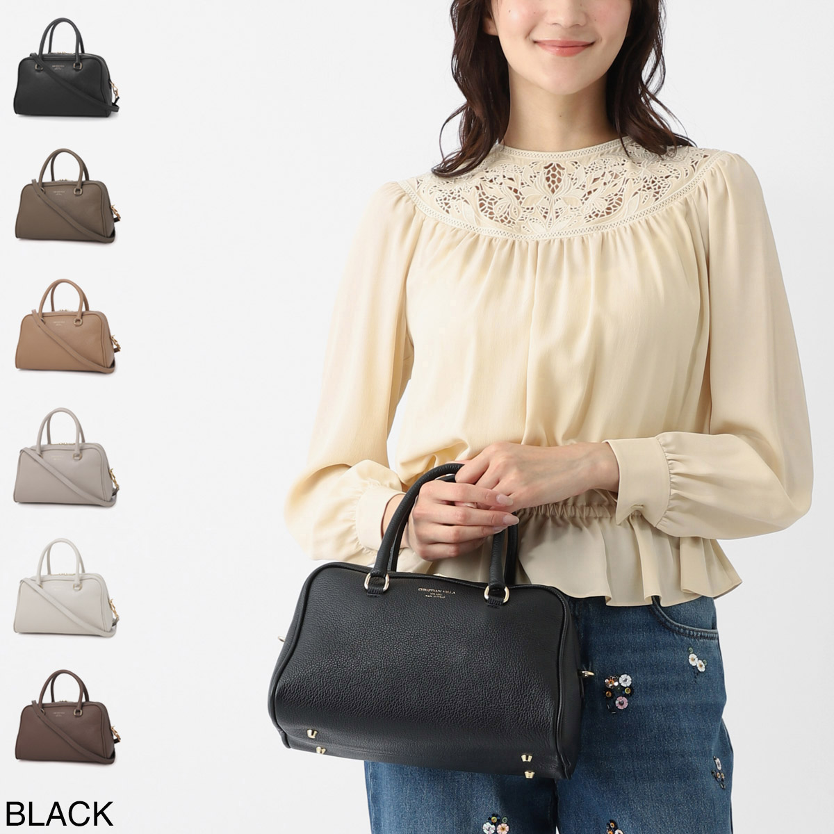 [あす着] クリスチャン ヴィラ CHRISTIAN VILLA ボストンバッグ 2WAY レディース 旧：6129/5227/5136 CHRISTIAN VILLA クリスチャン ヴィラ ボストンバッグ 2WAY/旧：6129