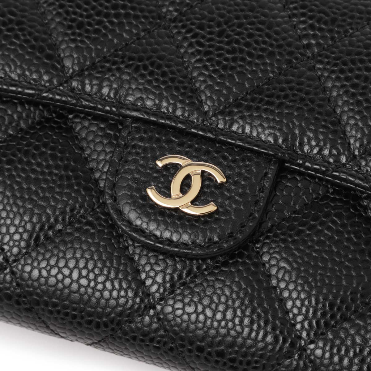 CHANEL シャネル 3つ折り財布 小銭入れ付き/MATELASSE【返品交換不可