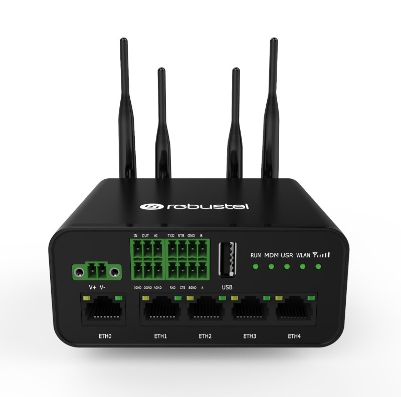 R1520 ： 産業向けデュアルSIMセルラーVPNルータ R1520-4L(V) 【技適認証済・丸紅ネットワークソリューションズ殿認定 ...