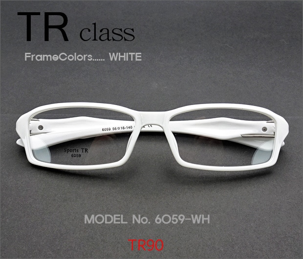 【激安メガネ通販】TRクラス 6059-WH TR素材の超軽量・超弾性眼鏡 高品質・高級デザインのTR眼鏡を激安販売中!!