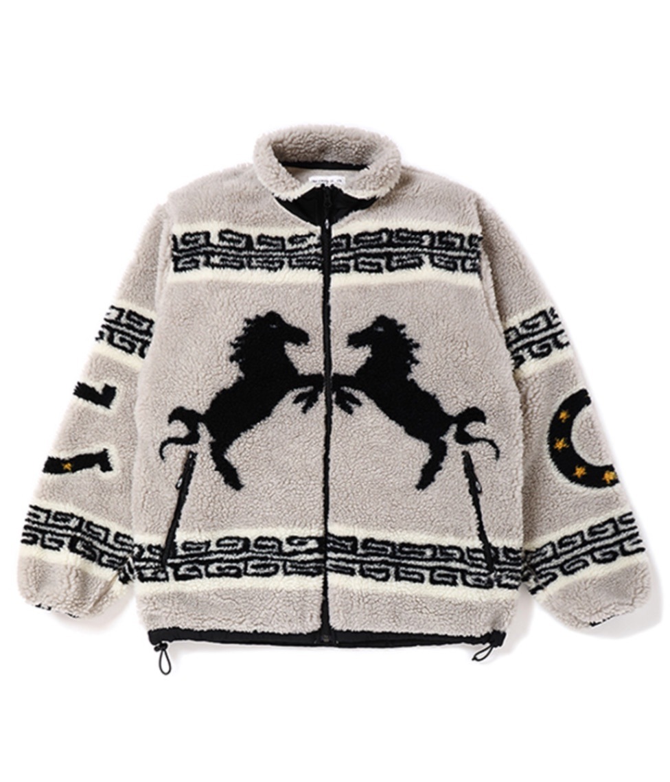 CLASSIC BOA JACKET【BEIGE】｜CHALLENGER｜MELTING POT（正規取扱店・通販）