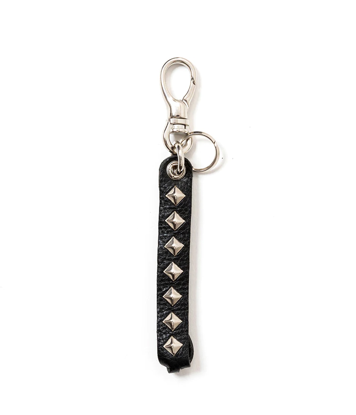 STUDS LEATHER ASSORT KEY RING -TYPE-B--【BLACK】｜CALEE｜MELTING POT（正規取扱店・通販）