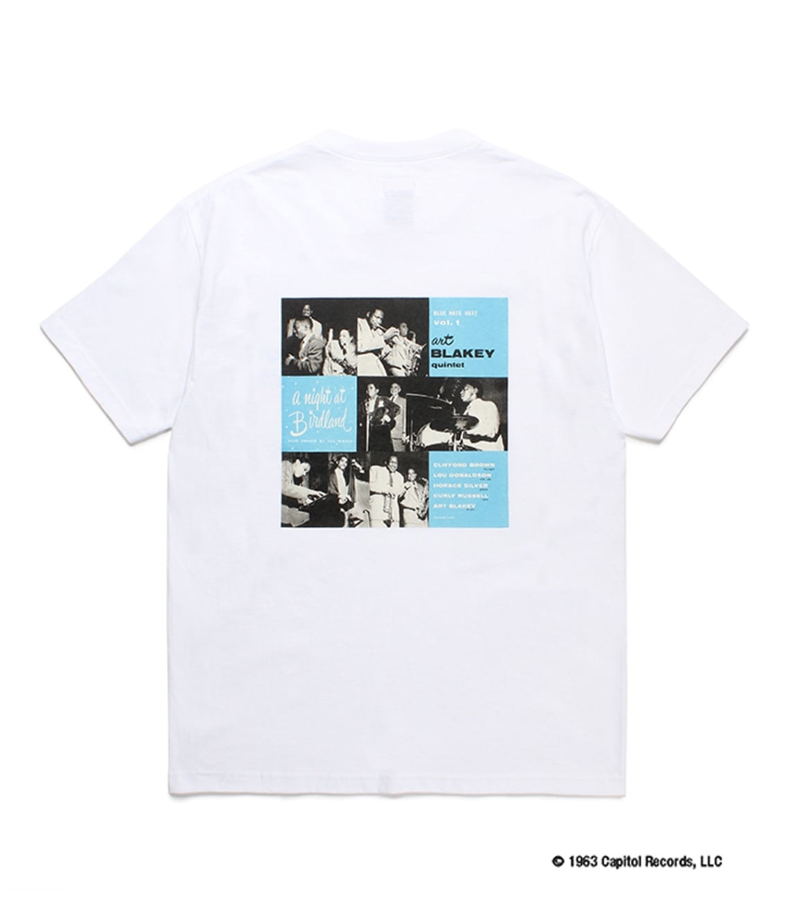 BLUE NOTE / CREW NECK T-SHIRT (TYPE-1)【WHITE】｜WACKO MARIA｜MELTING POT ...