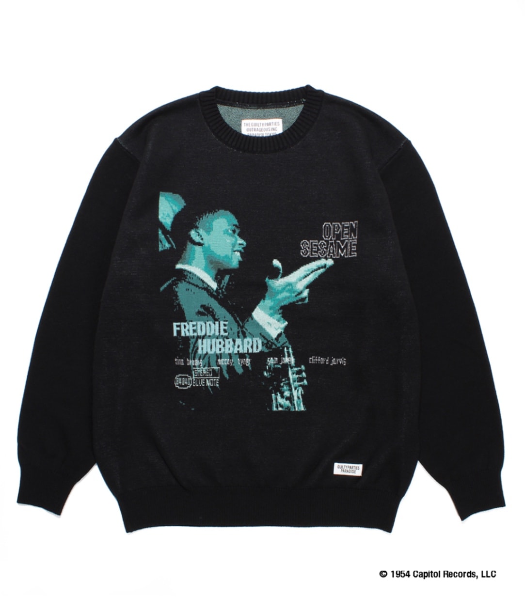 BLUE NOTE / JACQUARD SWEATER (TYPE-3)【ONE】｜WACKO MARIA｜MELTING POT（正規取扱 ...