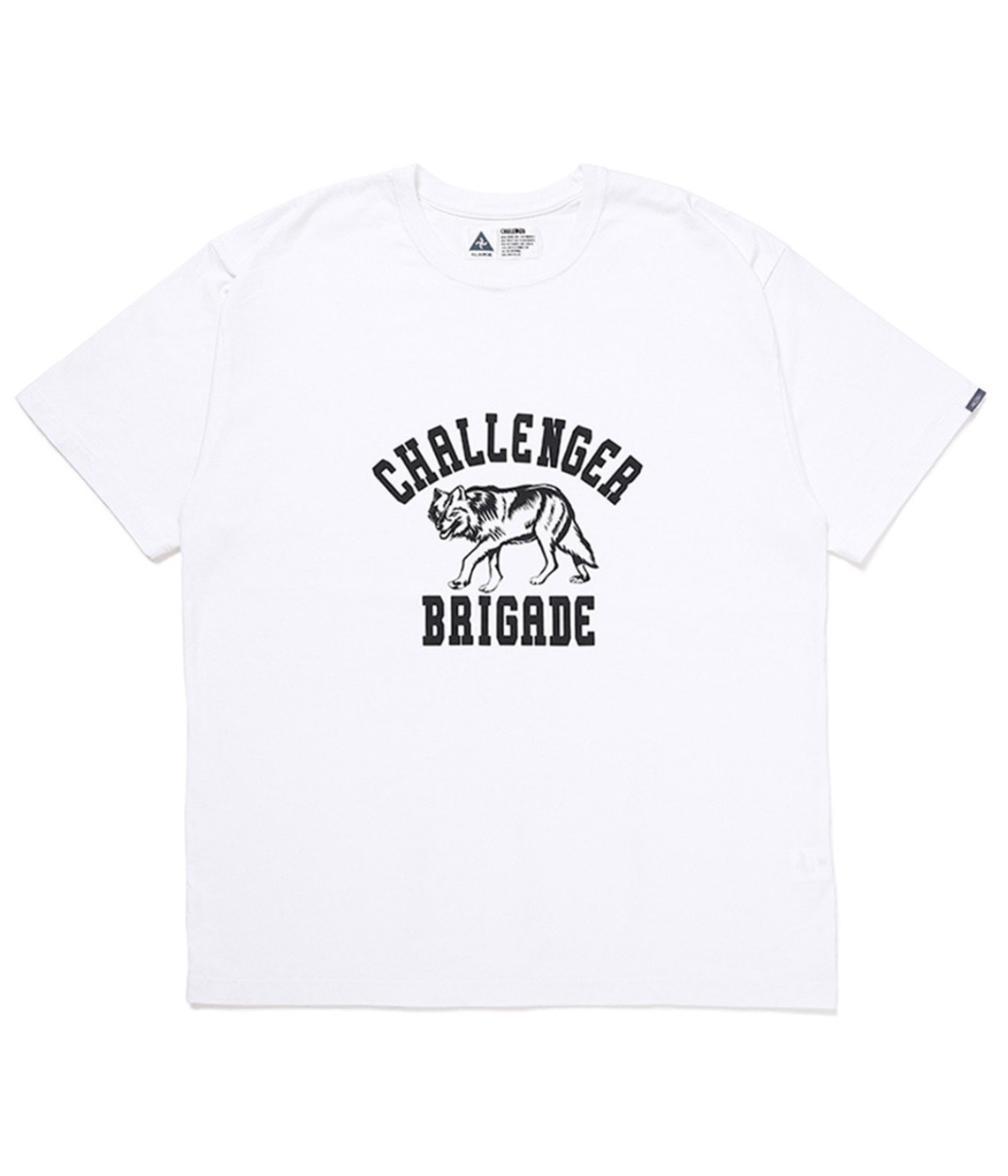 WOLF COLLEGE TEE【WHITE】｜CHALLENGER｜MELTING POT（正規取扱店・通販）