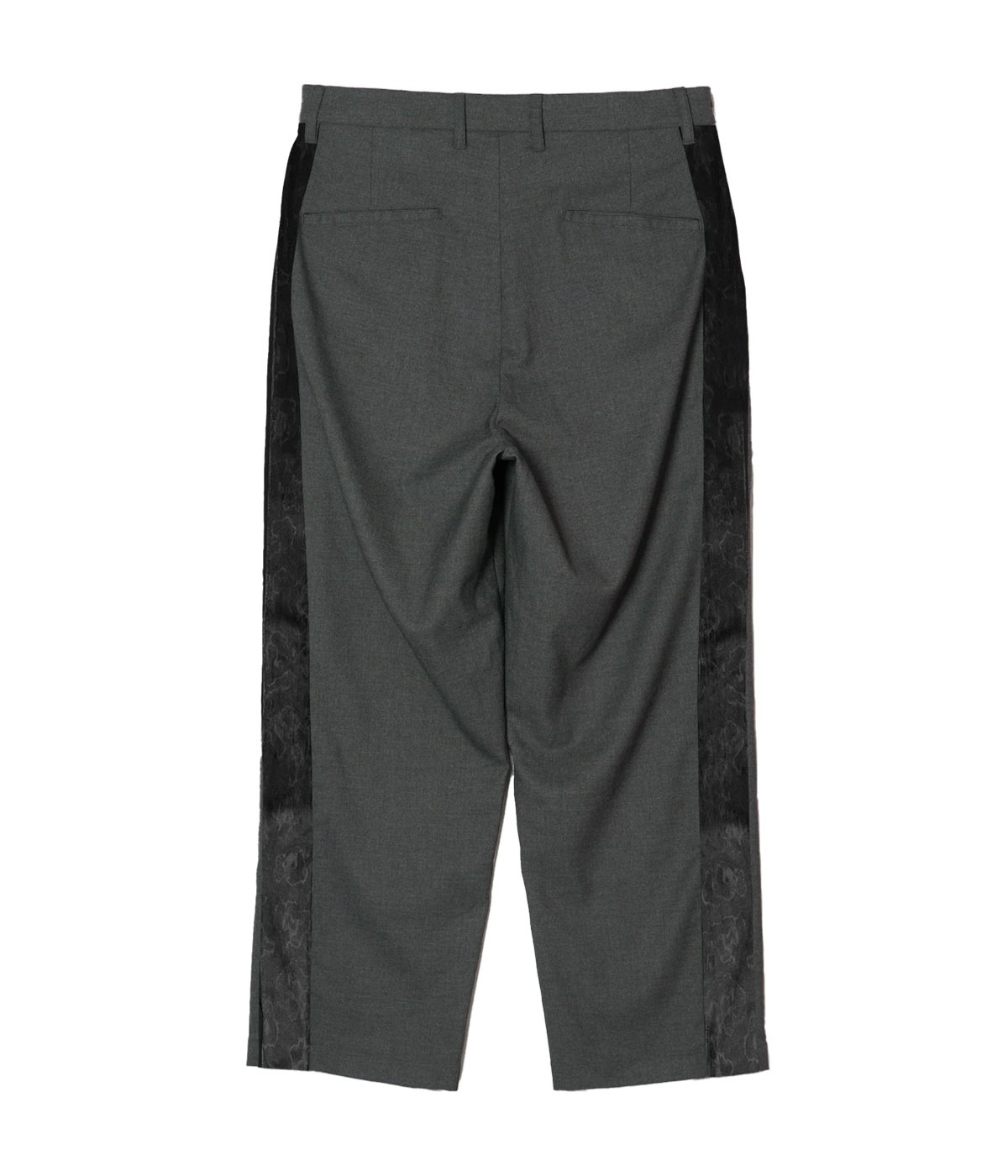 SIDE LINE TUCK SLACKS【GRAY】｜BUENA VISTA｜MELTING POT（正規取扱店・通販）
