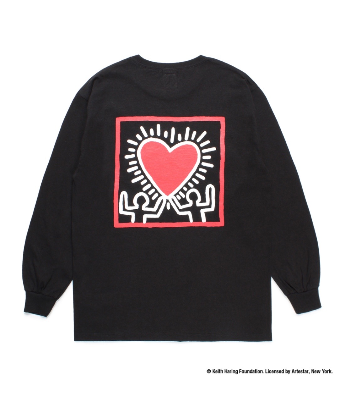 KEITH HARING / LONG SLEEVE T-SHIRT (TYPE-1)【BLACK】｜WACKO MARIA｜MELTING ...