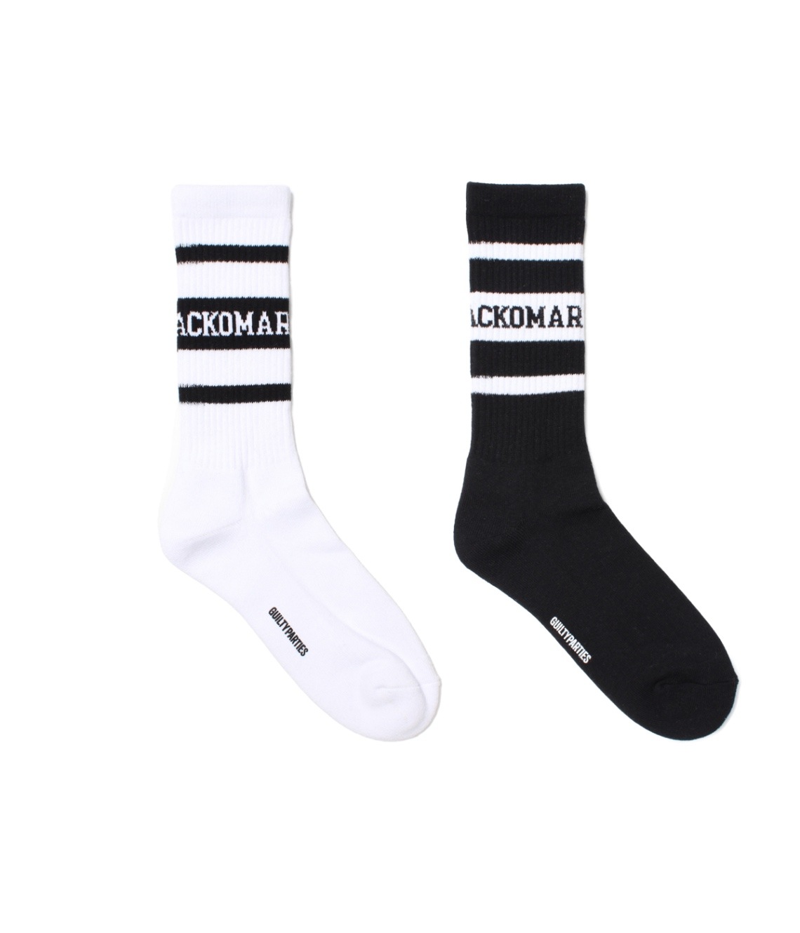 LOGO JACQUARD SOCKS 【2 Colors Available】｜WACKO MARIA｜MELTING POT（正規取扱店・通販）
