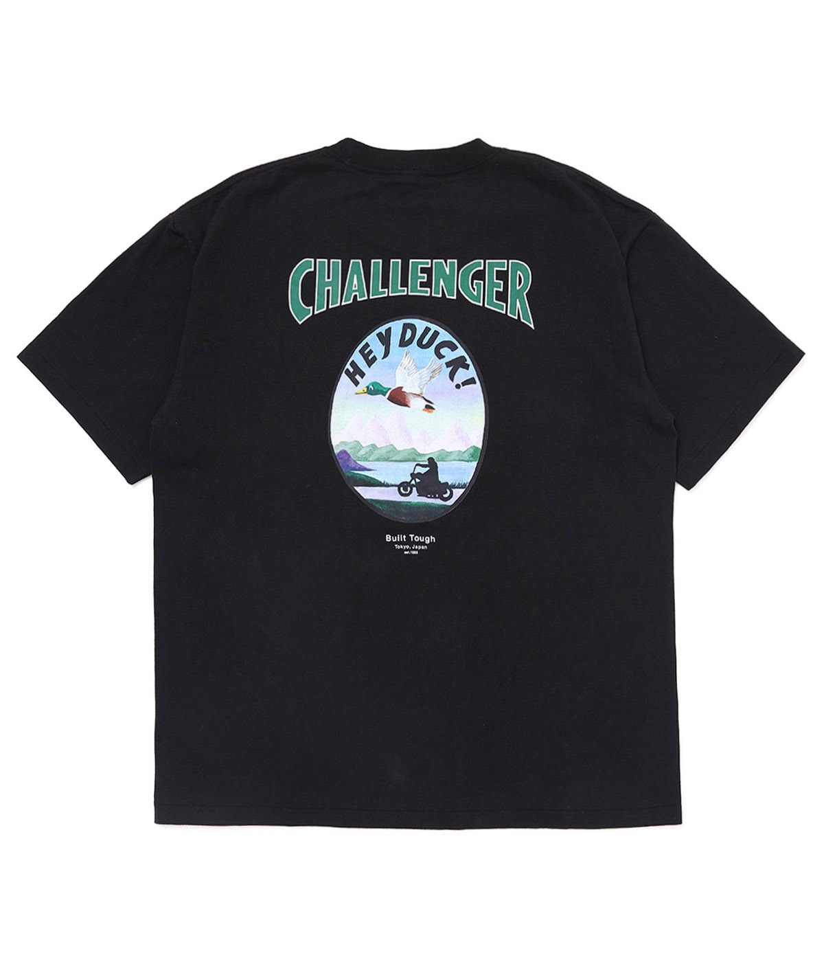 HEY DUCK TEE【BLACK】｜CHALLENGER｜MELTING POT（正規取扱店・通販）
