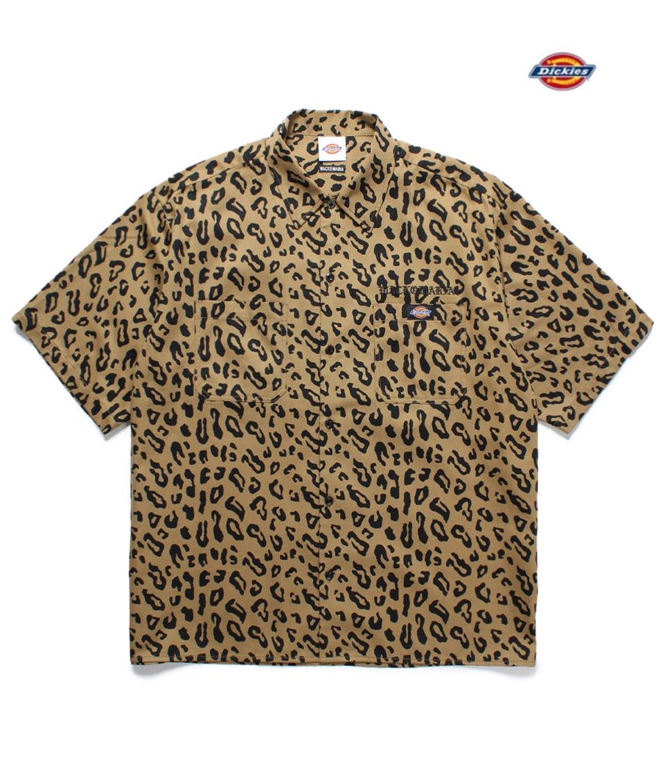 DICKIES / LEOPARD WORK SHIRT【LEOPARD】｜WACKO MARIA｜MELTING POT（正規取扱店・通販）