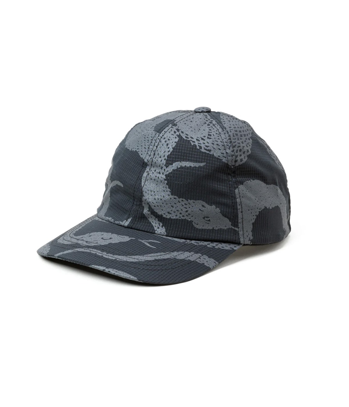 DOTAIR®︎ SNAKE PATTERN SOLID CAP -REFLECTOR-【BLACK】｜CALEE｜MELTING POT（正規取扱店・通販）