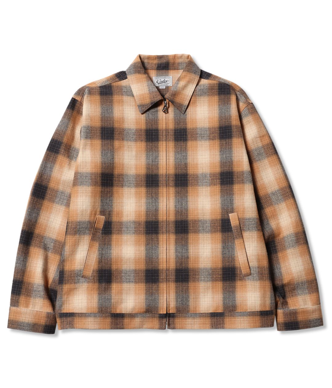 OMBRE CHECK SWINGTOP【ORANGE】｜CALEE｜MELTING POT（正規取扱店・通販）