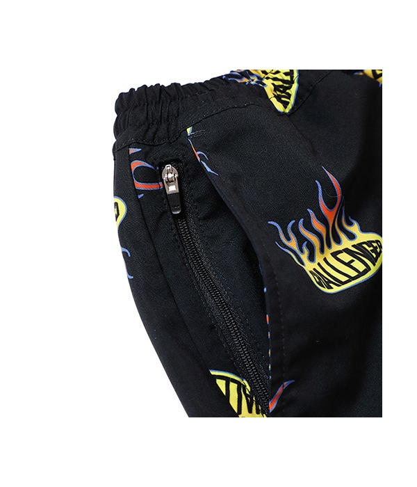 FIREBALL SHORTS【BLACK】｜CHALLENGER｜MELTING POT（正規取扱店・通販）