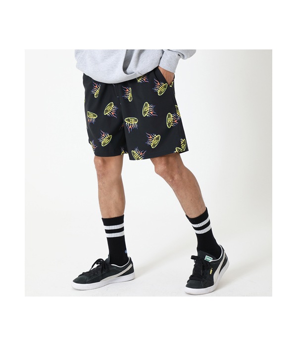 FIREBALL SHORTS【BLACK】｜CHALLENGER｜MELTING POT（正規取扱店・通販）