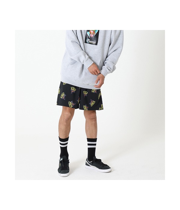 FIREBALL SHORTS【BLACK】｜CHALLENGER｜MELTING POT（正規取扱店・通販）