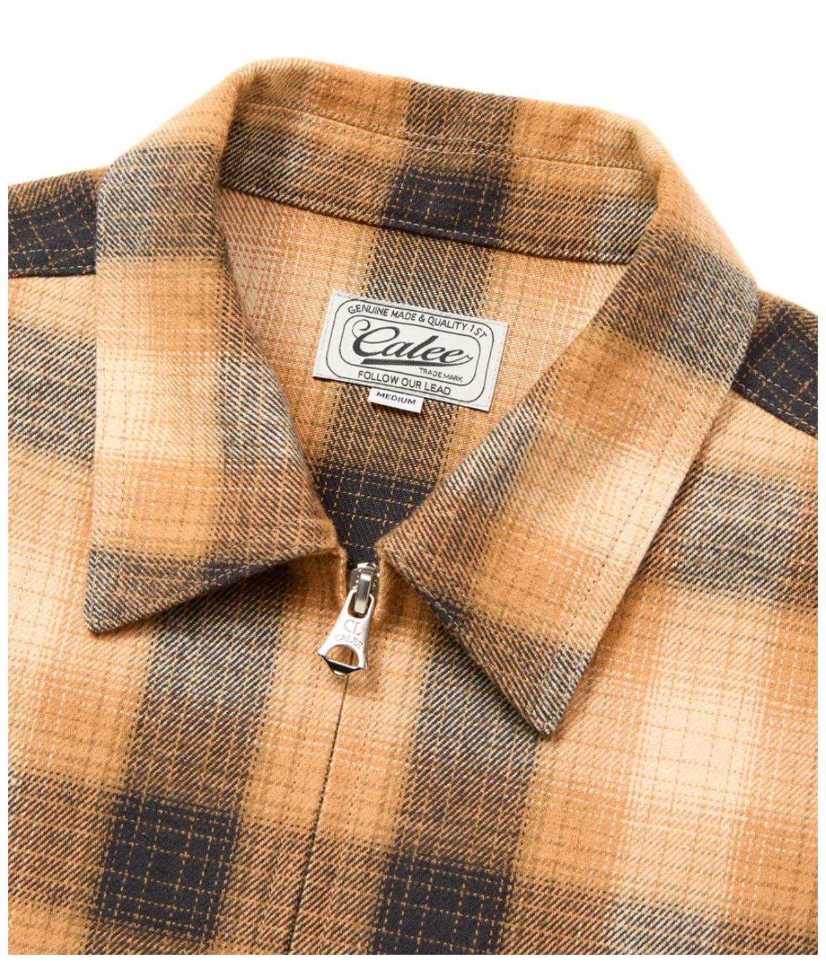 OMBRE CHECK SWINGTOP【ORANGE】｜CALEE｜MELTING POT（正規取扱店・通販）