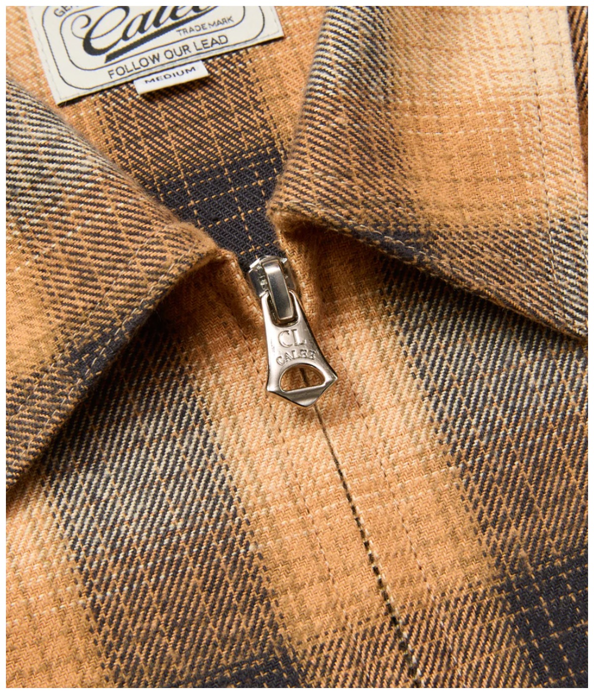 OMBRE CHECK SWINGTOP【ORANGE】｜CALEE｜MELTING POT（正規取扱店・通販）