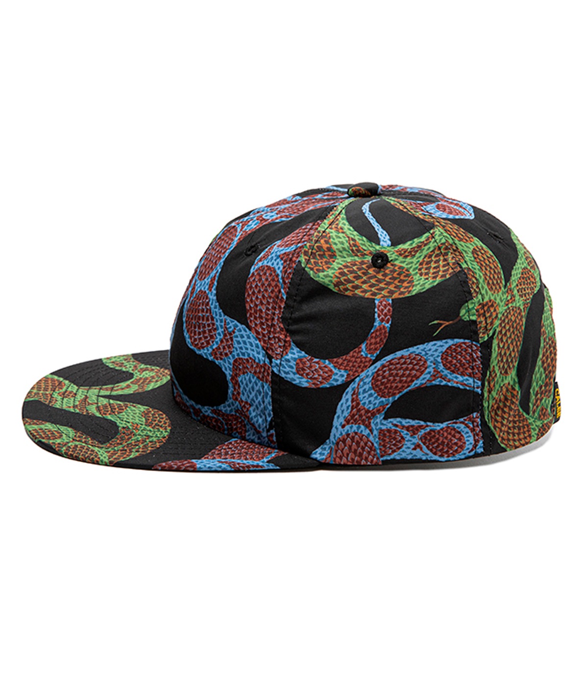 ALLOVER SNAKE PATTERN SOLID CAP【BLACK】｜CALEE｜MELTING POT（正規取扱店・通販）
