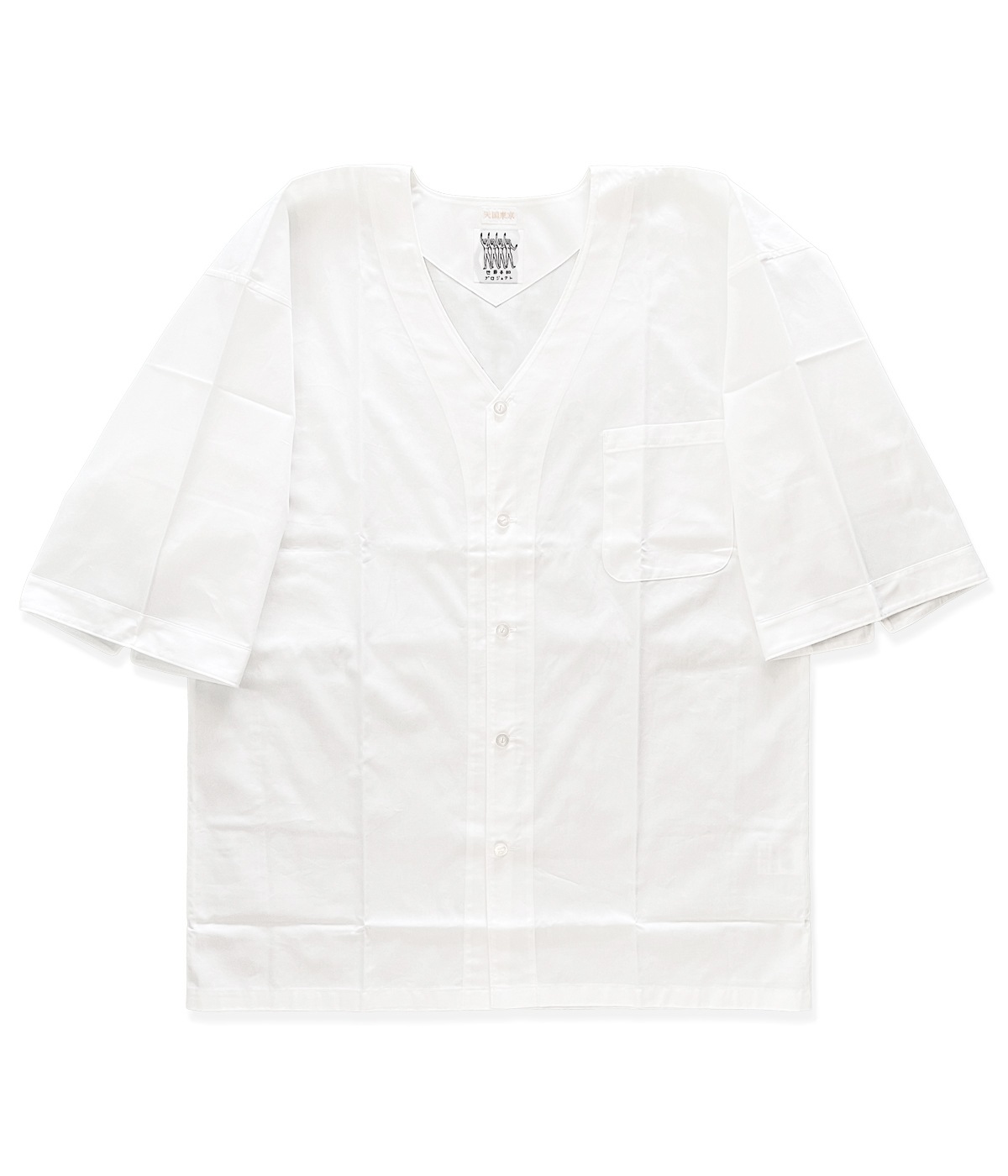 世界平和プロジェクト DABO SHIRT (TYPE-1)【WHITE】｜WACKO MARIA｜MELTING POT（正規取扱店・通販）