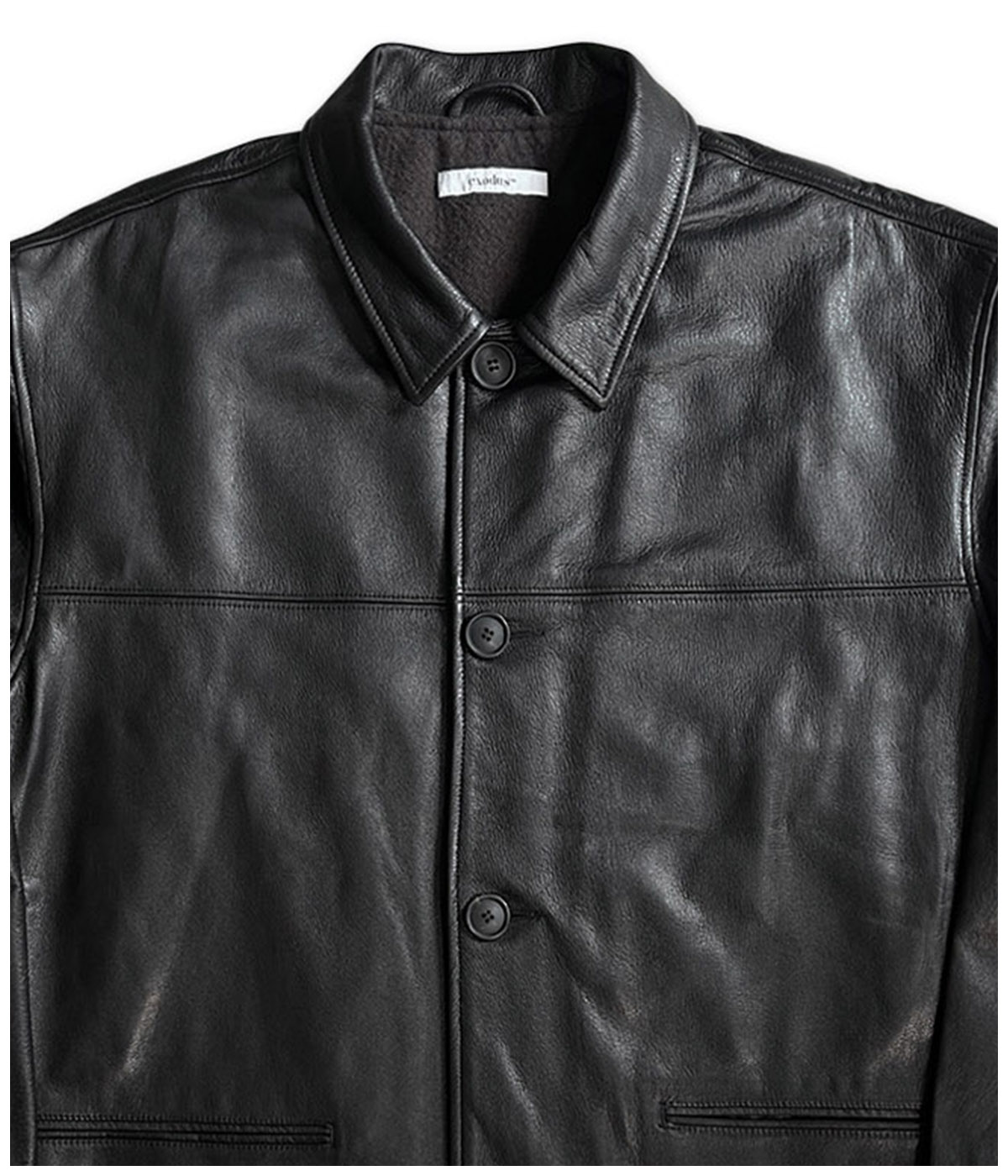 LEATHER HALF COAT【BLACK】｜EXODUS｜MELTING POT（正規取扱店・通販）