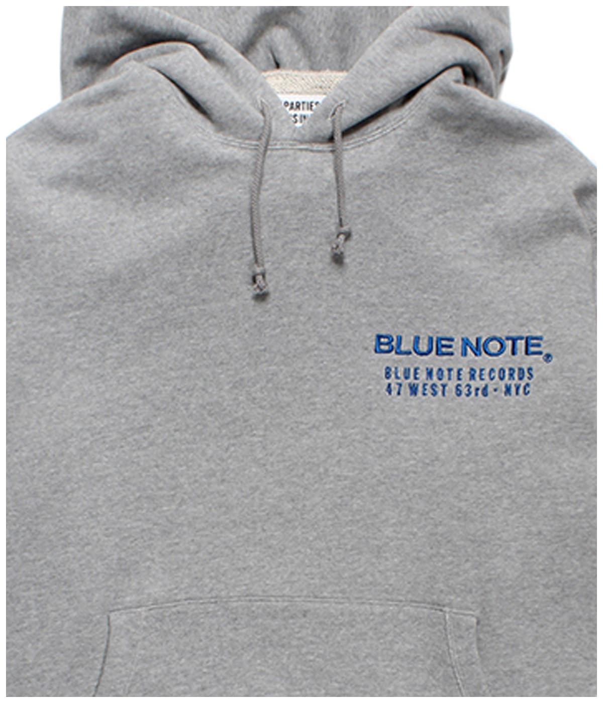 BLUE NOTE / MIDDLE WEIGHT PULLOVER HOODED SWEAT SHIRT (TYPE-2)【GRAY ...