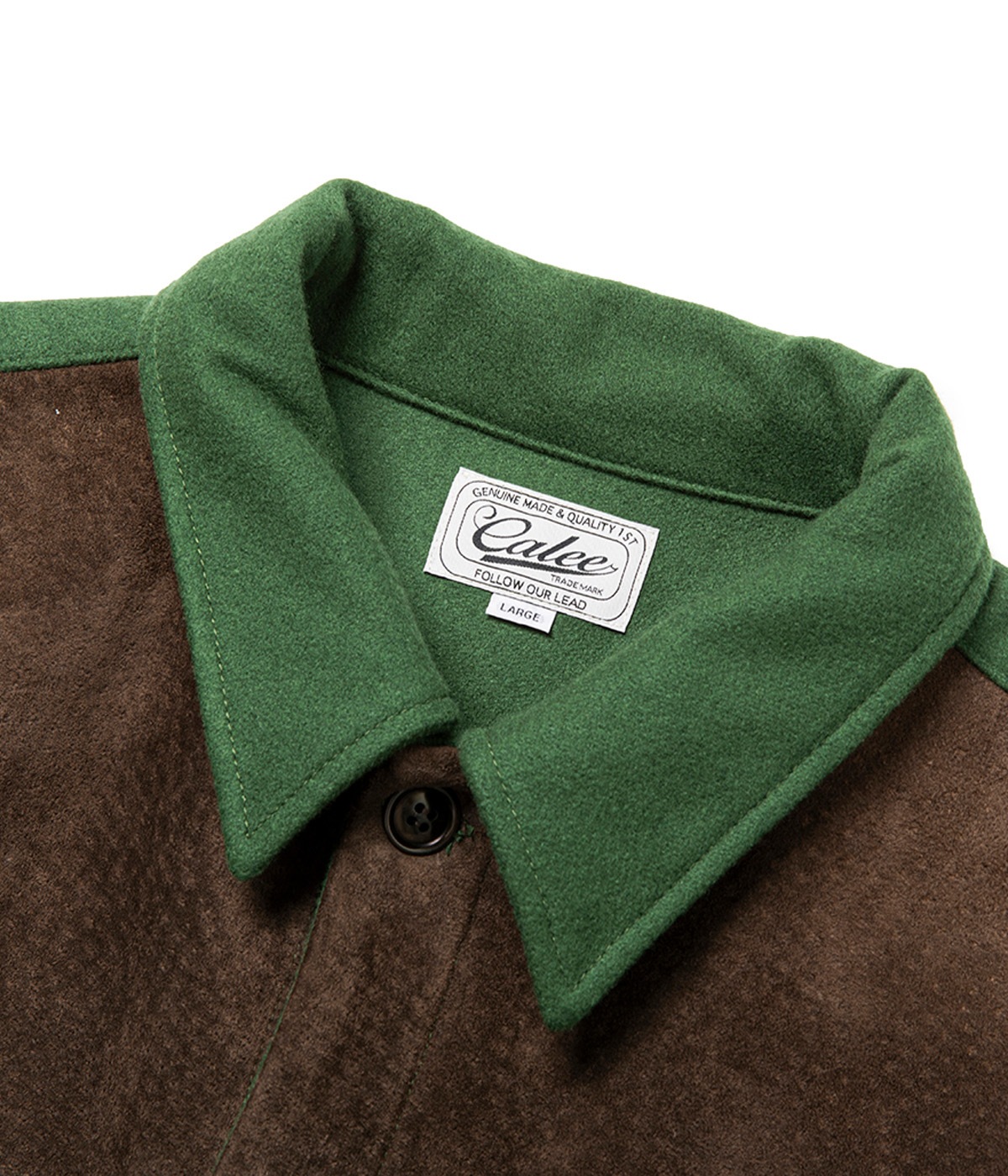 M/S OVER SHILHOUETTE SHIRT JACKET【BLUE】｜CALEE｜MELTING POT（正規取扱店・通販）