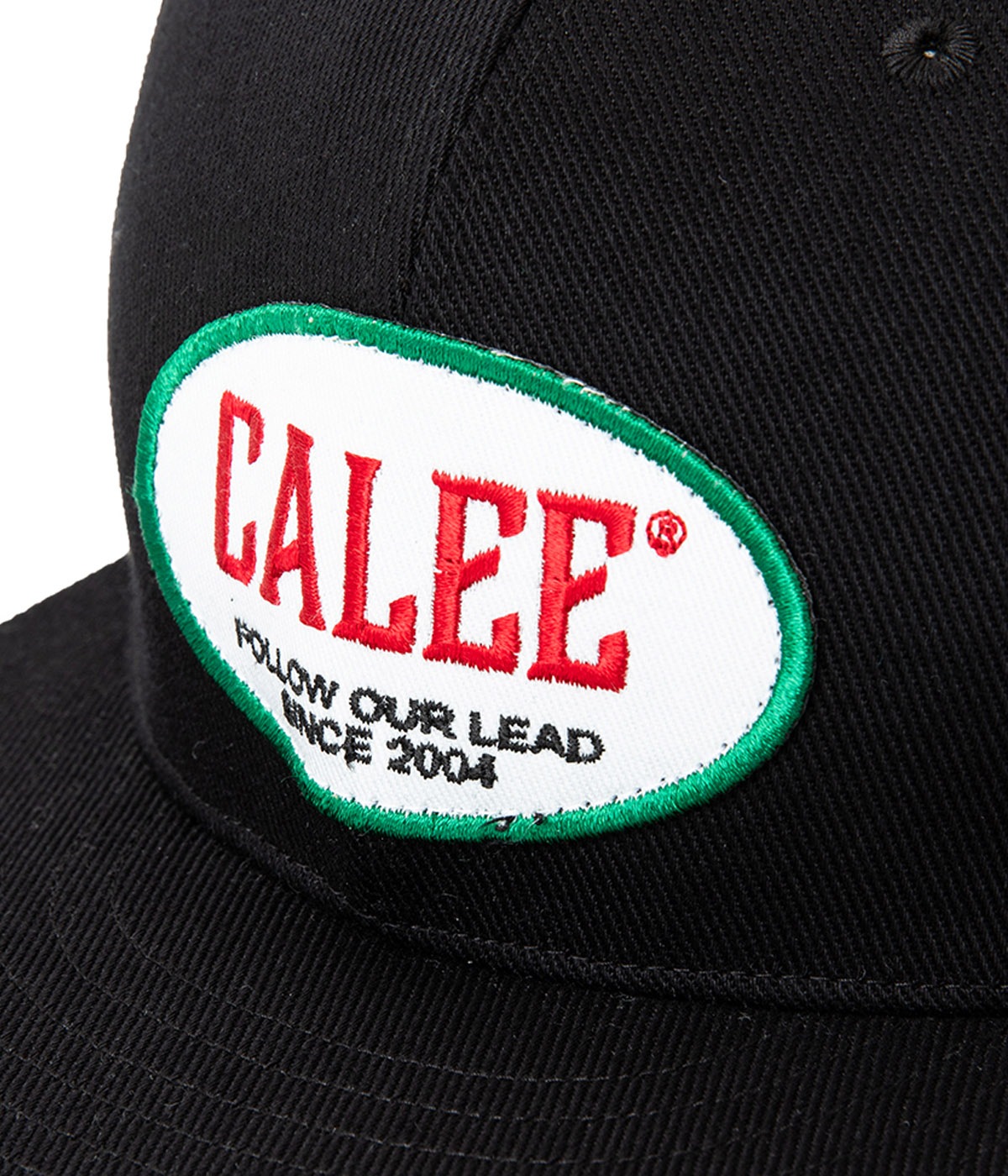 CALEE LOGO CLASSIC WAPPEN TWILL CAP【BLACK/GREEN】｜CALEE｜MELTING POT（正規取扱店・通販）