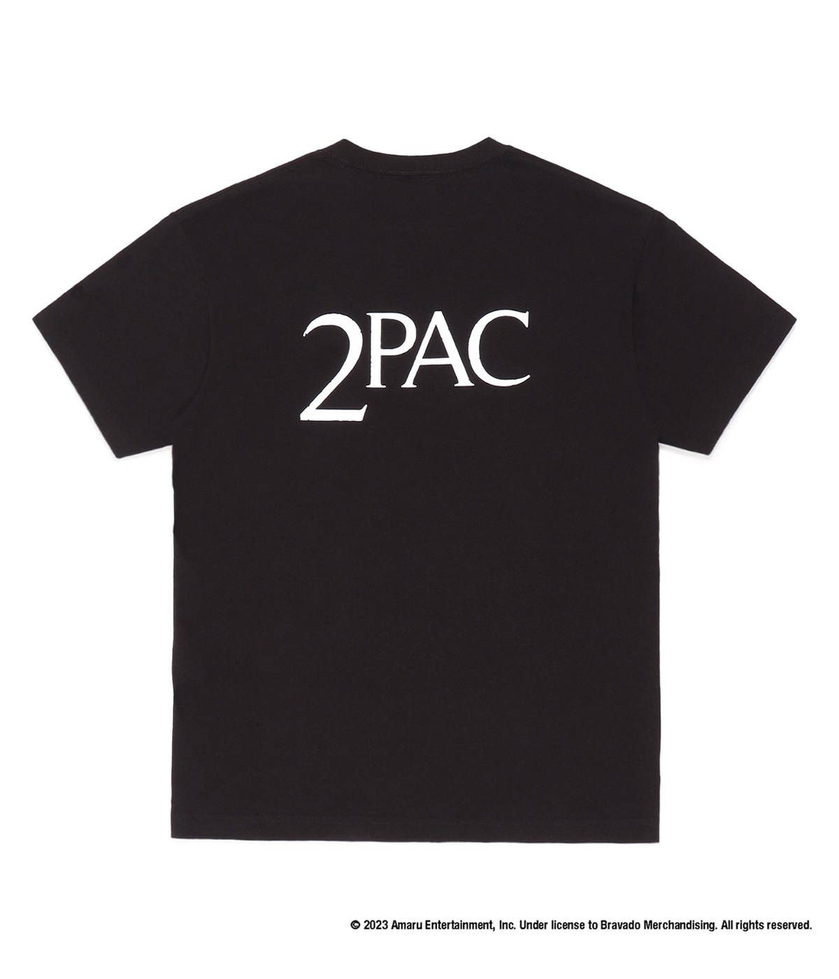 TUPAC / CREW NECK T-SHIRT (TYPE-1)【BLACK】｜WACKO MARIA｜MELTING POT（正規取扱店・通販）