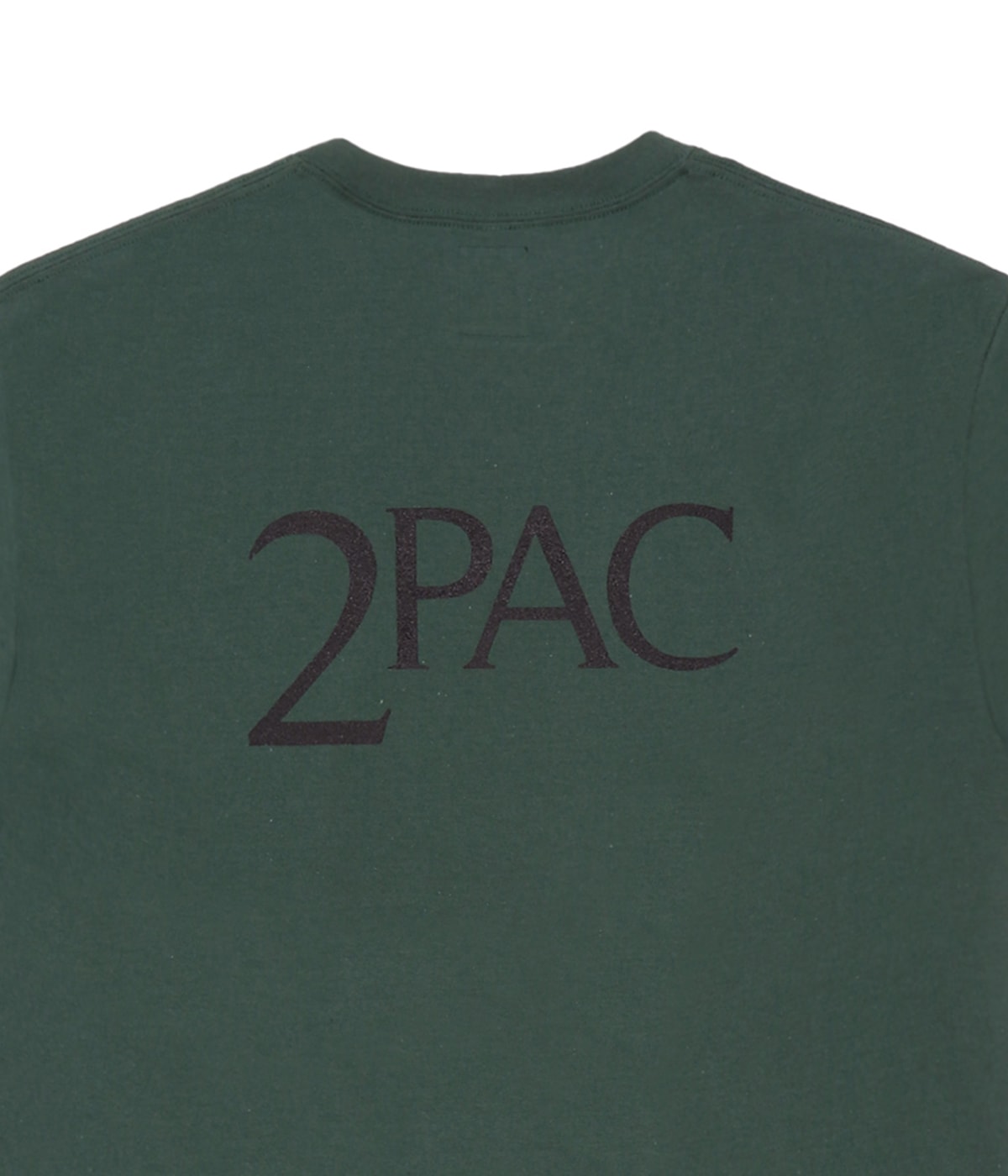 TUPAC / CREW NECK T-SHIRT (TYPE-1)【GREEN】｜WACKO MARIA｜MELTING POT（正規取扱店・通販）