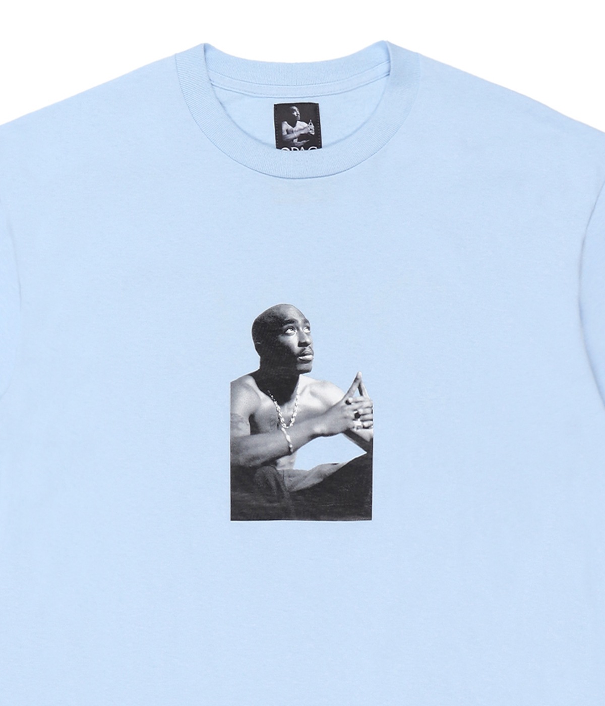 TUPAC / CREW NECK T-SHIRT (TYPE-1)【L-BLUE】｜WACKO MARIA｜MELTING POT（正規取扱 ...