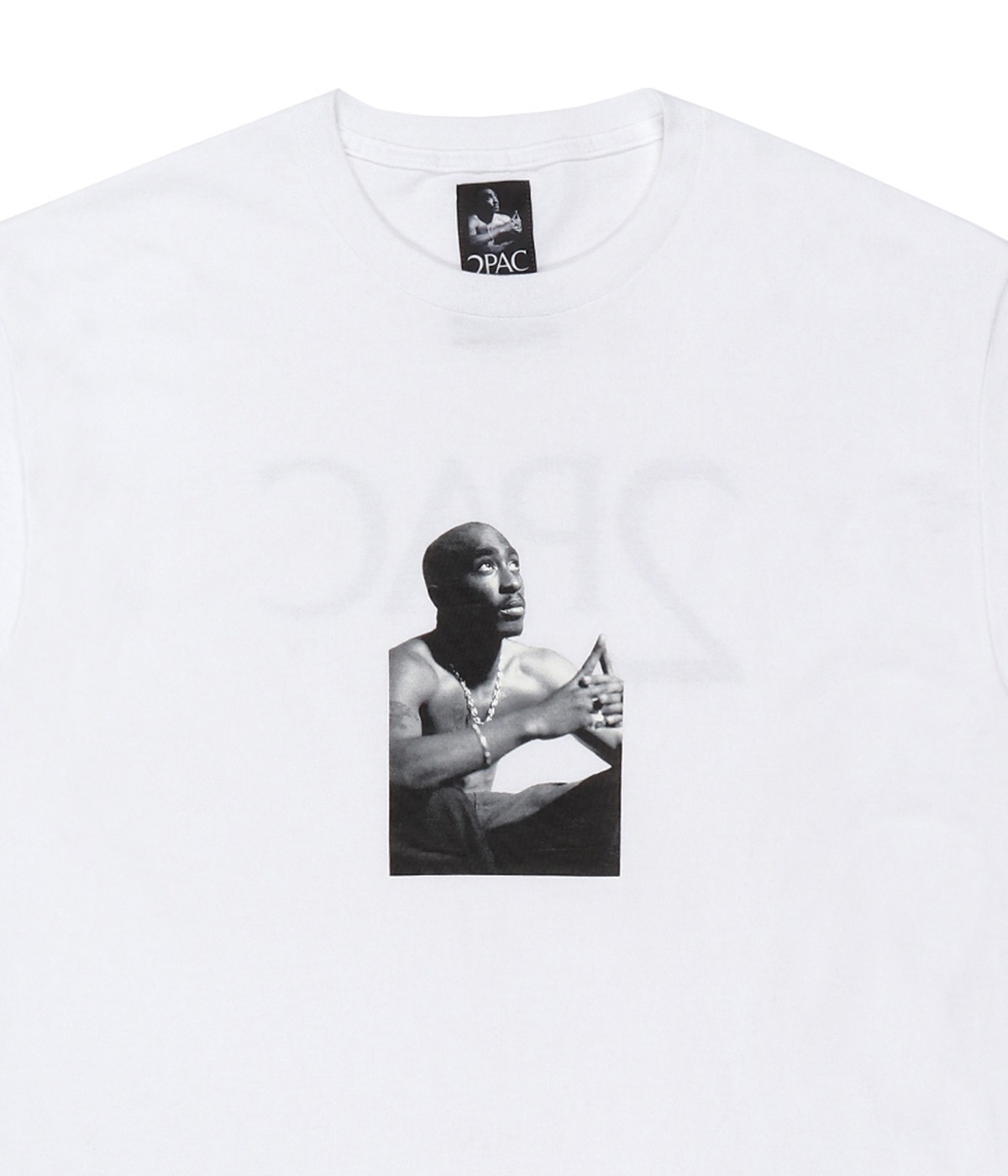 TUPAC / CREW NECK T-SHIRT (TYPE-1)【WHITE】｜WACKO MARIA｜MELTING POT（正規取扱店・通販）