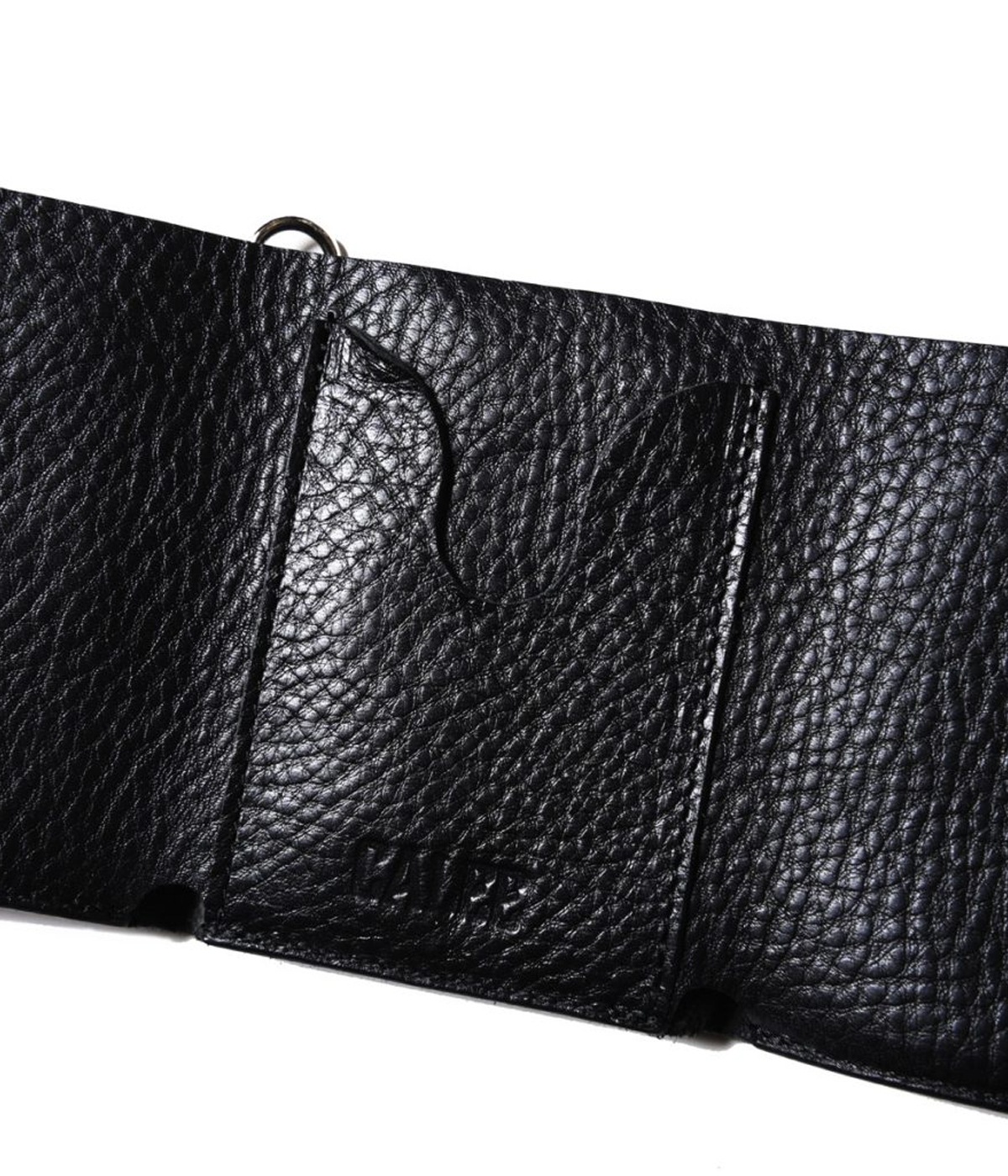 STUDS LEATHER MINI WALLET【BLACK】｜CALEE｜MELTING POT（正規取扱店・通販）