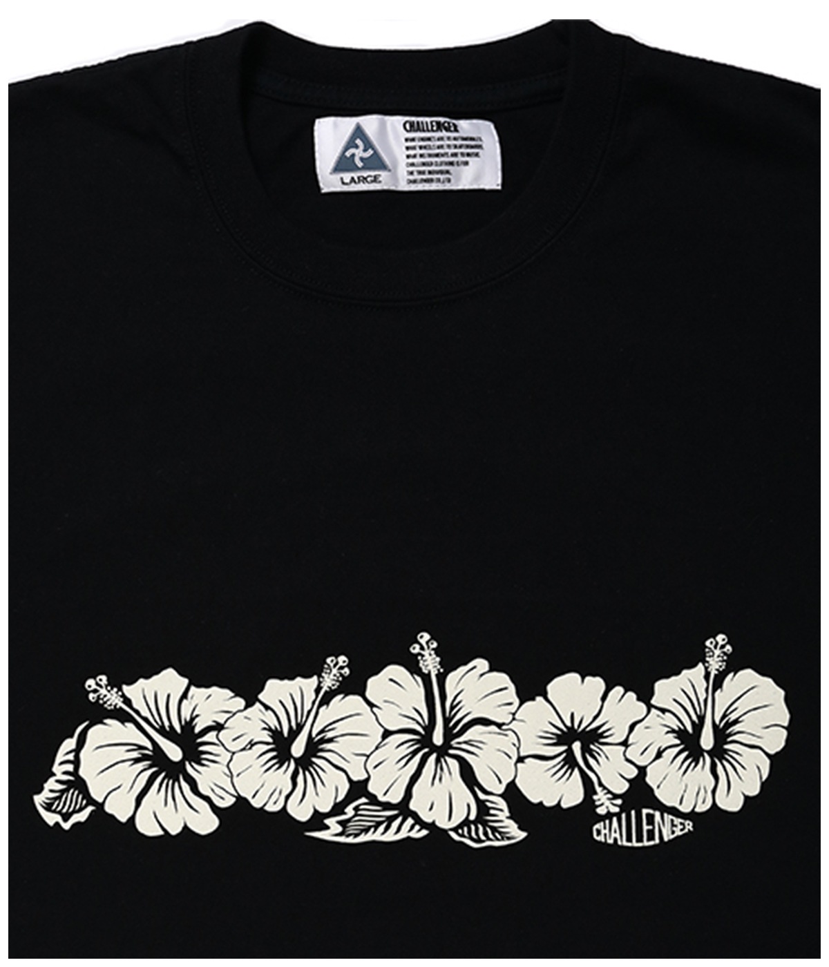 HIBISCUS TEE【BLACK】｜CHALLENGER｜MELTING POT（正規取扱店・通販）