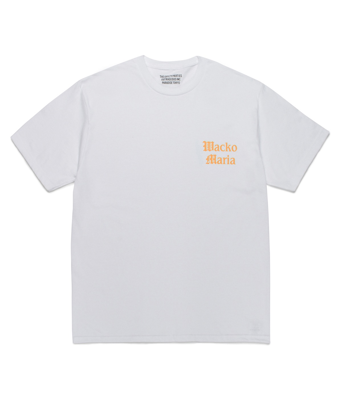 CREW NECK T-SHIRT (TYPE-8) 【WHITE】｜WACKO MARIA｜MELTING POT（正規取扱店・通販）