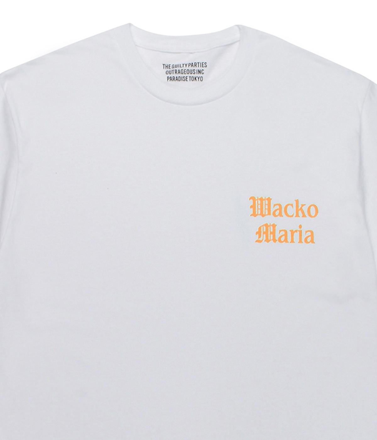 CREW NECK T-SHIRT (TYPE-8) 【WHITE】｜WACKO MARIA｜MELTING POT（正規取扱店・通販）