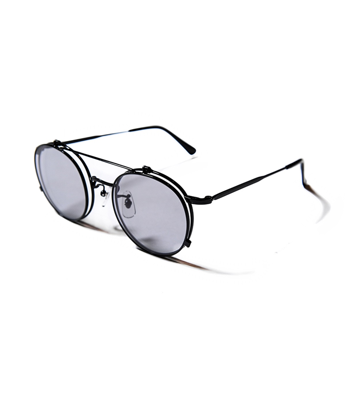 FLIP UP TYPE CIRCLE METAL GLASSES -Limited-【3 Colors Available】｜CALEE ...